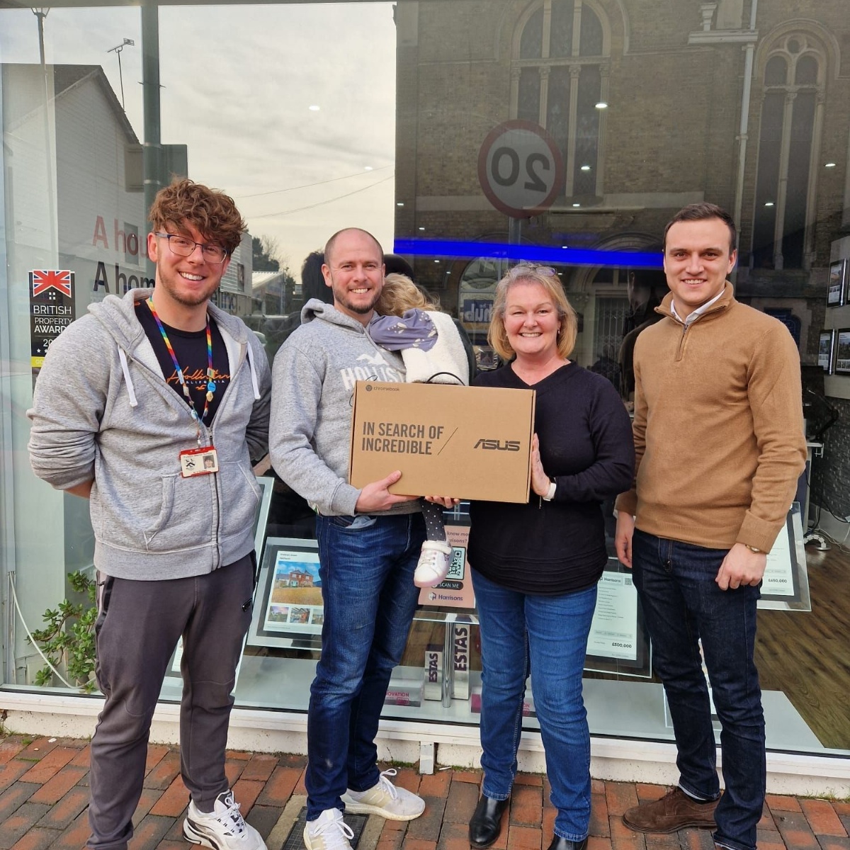 Fulston Manor School - Harrison Homes Donate a Laptop to the Fulston ...